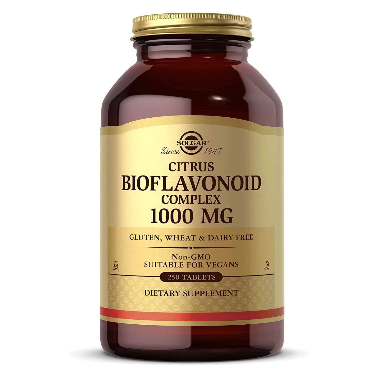 Solgar Complejo Bioflavonoides Cítricos 1000 mg 250 Comprimidos | DailyVita