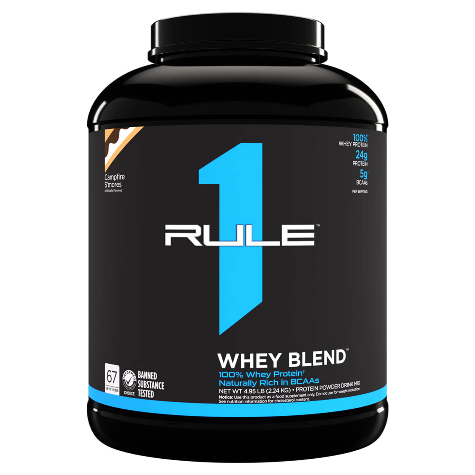 R1 Whey Blend 67 Servings Campfire Smore's 4.95 lbs | DailyVita