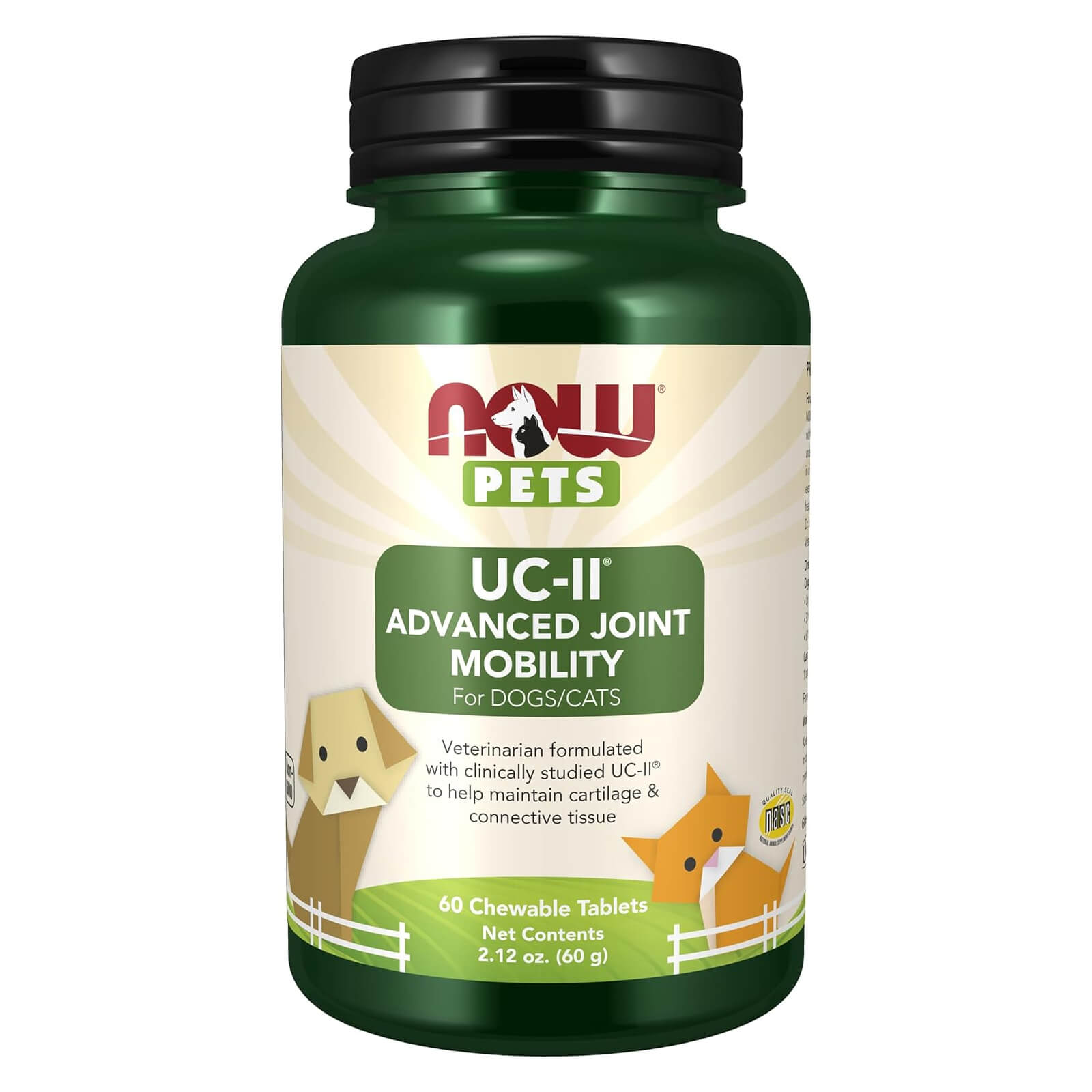 NOW Foods PET UC-II Mobilidade Avançada de Joint 60 comprimidos ...