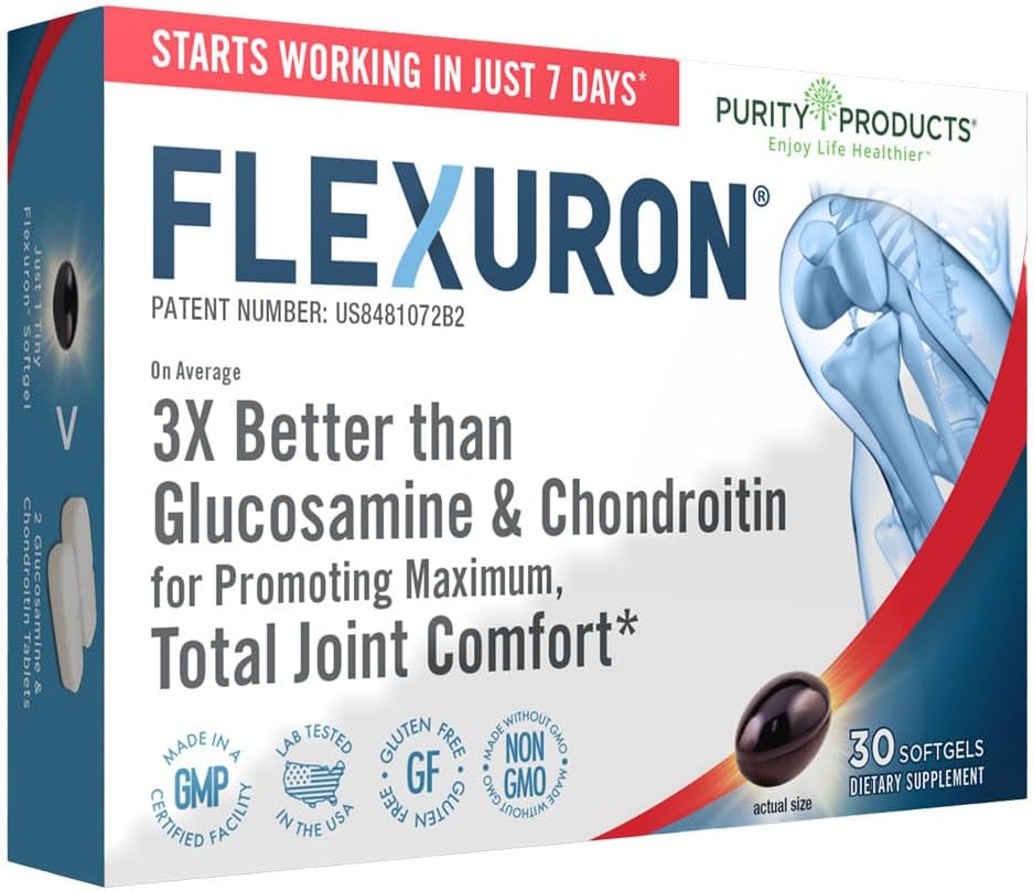 PURITY Flexuron Joint Formula - 30 Softgels | DailyVita
