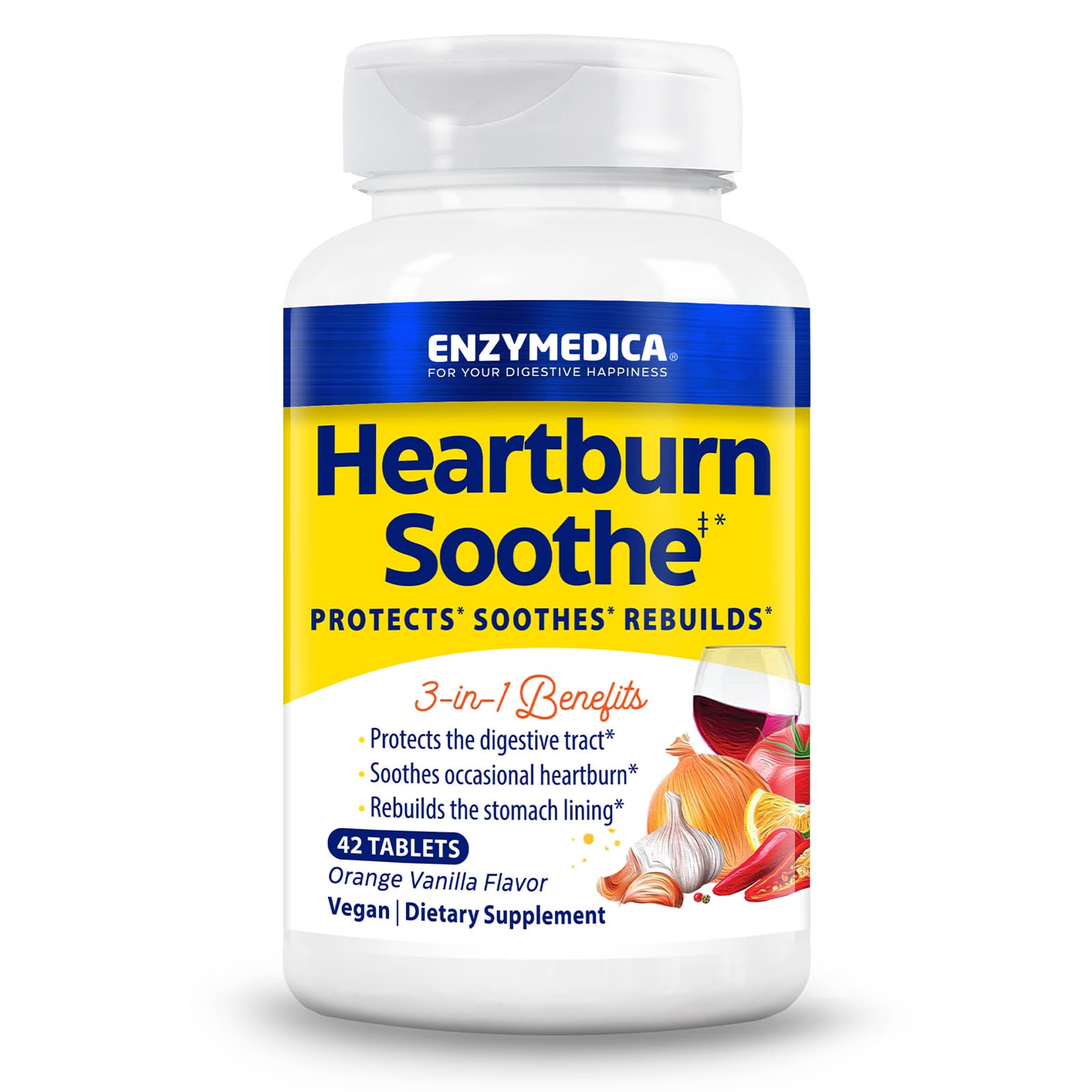 Enzymedica Heartburn Soothe 42 Capsules | DailyVita