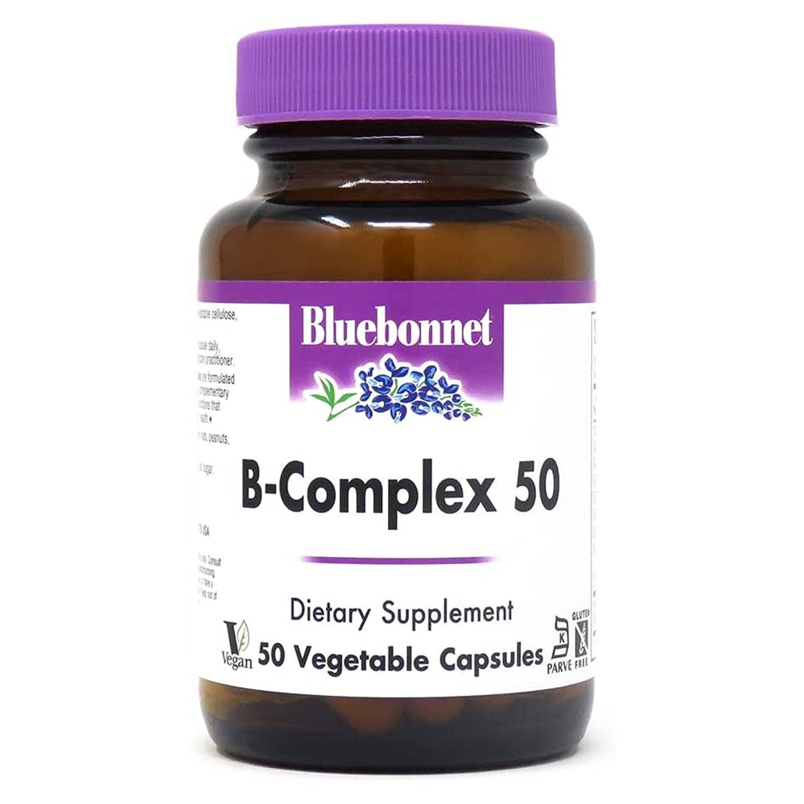 Bluebonnet B-Complex 50 50 Veg Capsules | DailyVita