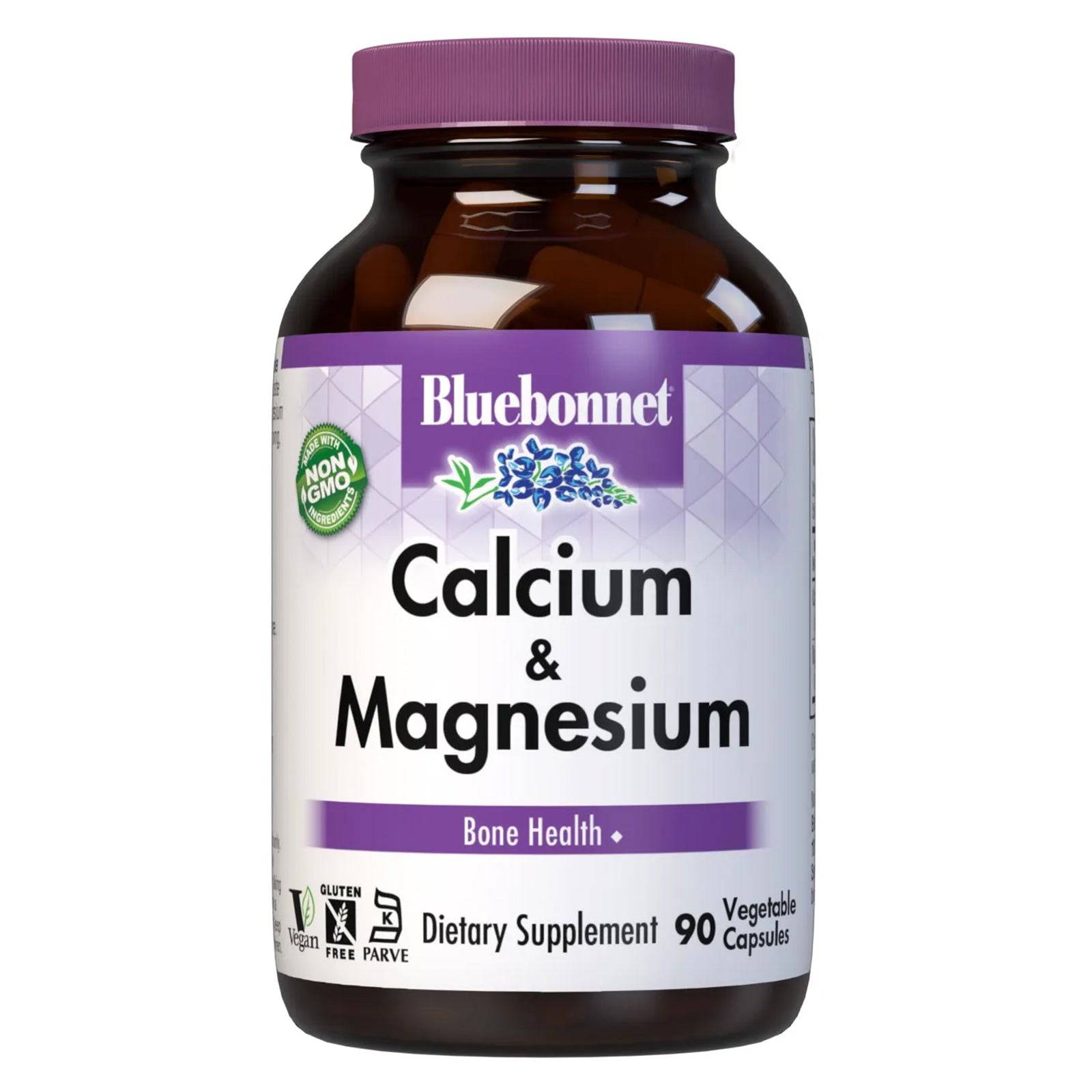 Bluebonnet Calcium & Magnesium 90 Veg Capsules