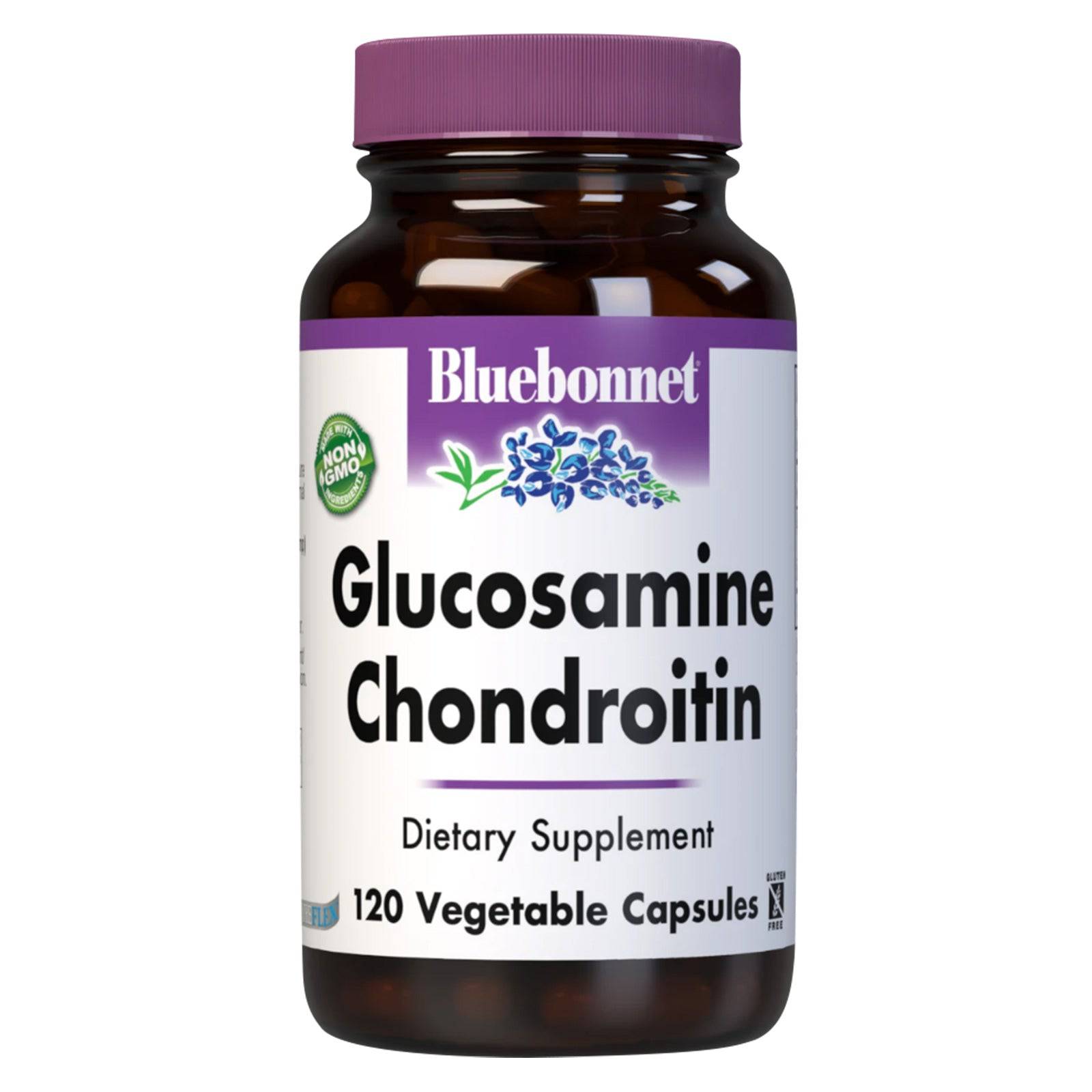 Bluebonnet Sulfato de glucosamina condroitina 120 cápsulas de vegetais