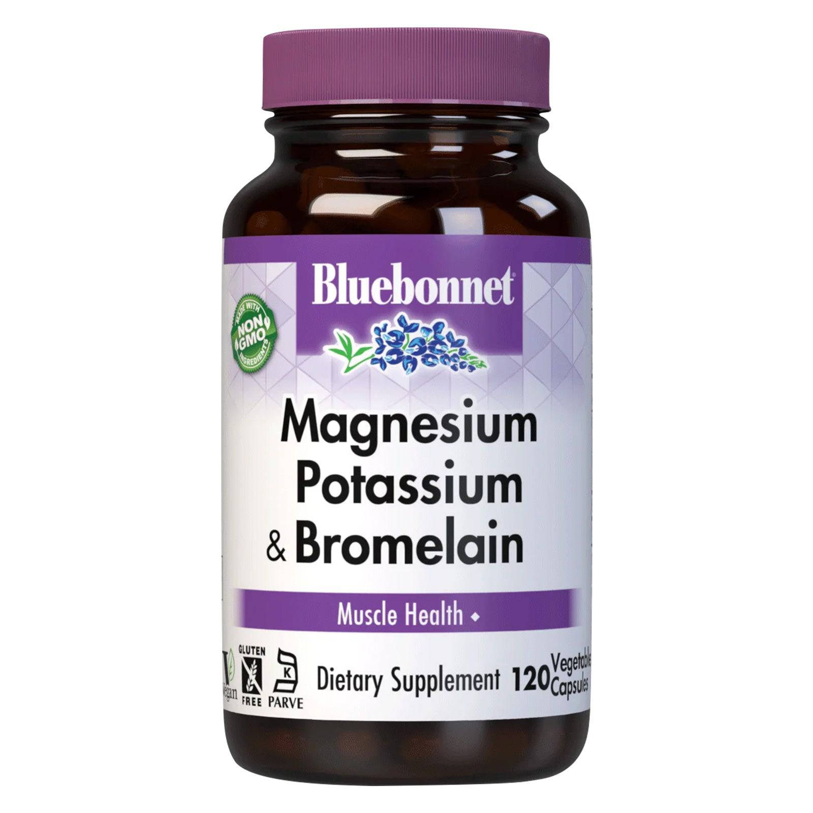 Bluebonnet Magnesium Potassium & Bromelain