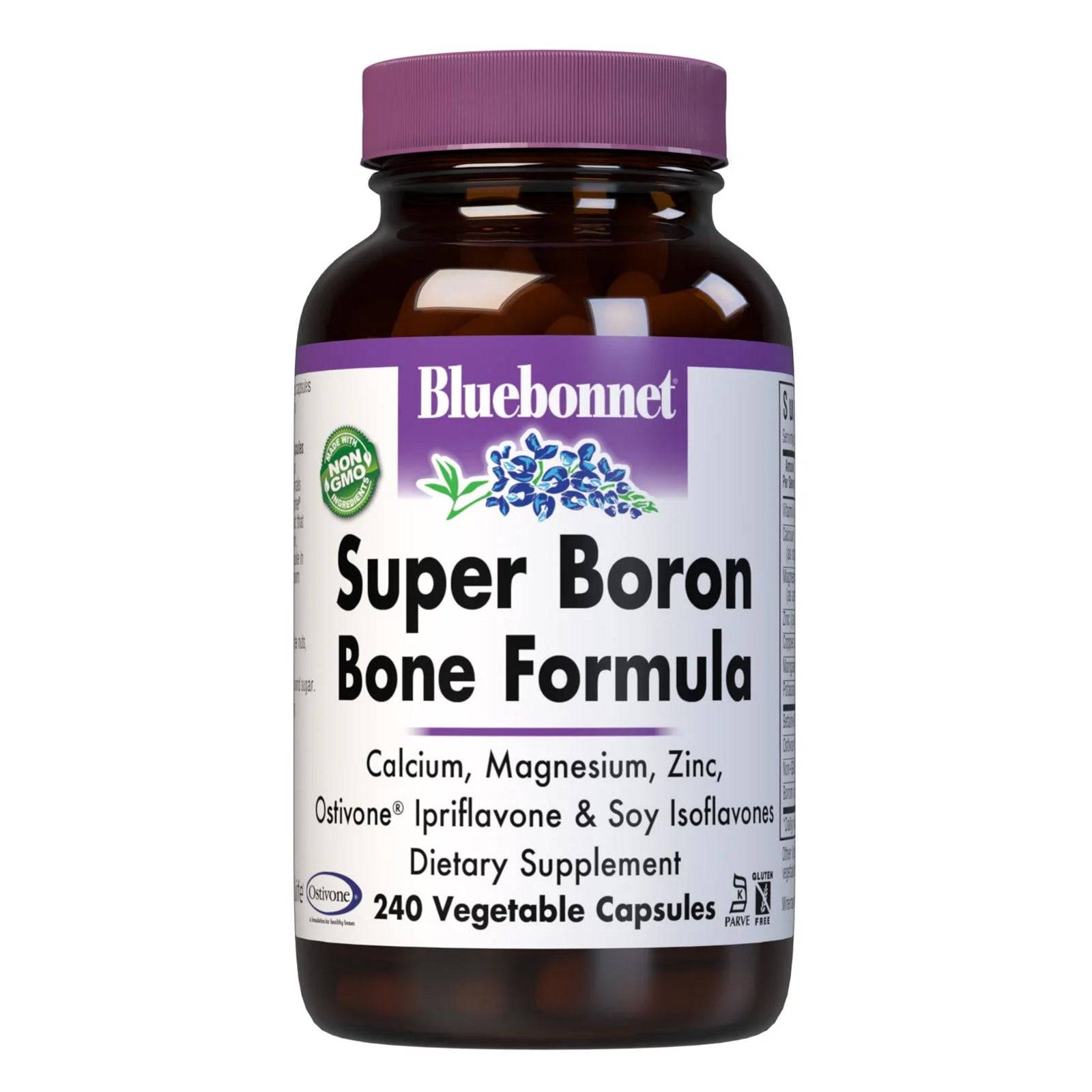 สูตรกระดูก BLUEBONNET SUPER BORON 240 VEG CAPSULES | DailyVita