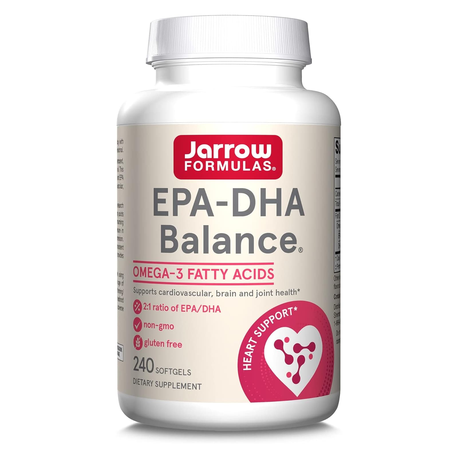 Jarrow Formulas EPA-DHA Balance 240 Softgels - BEST BY 12/2025 - SUPER ...