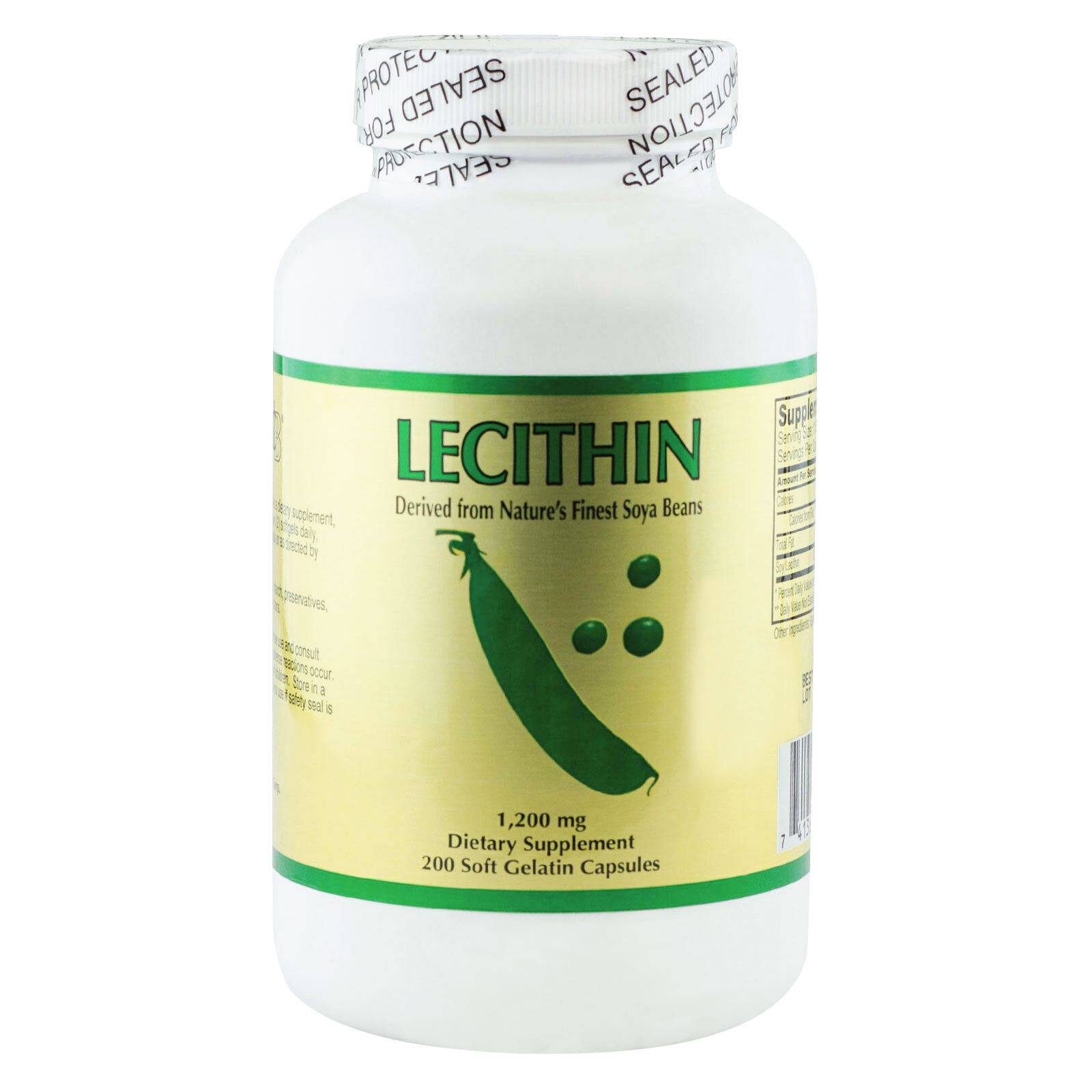 NCB Lecithin 1200 mg 200 Softgels | DailyVita
