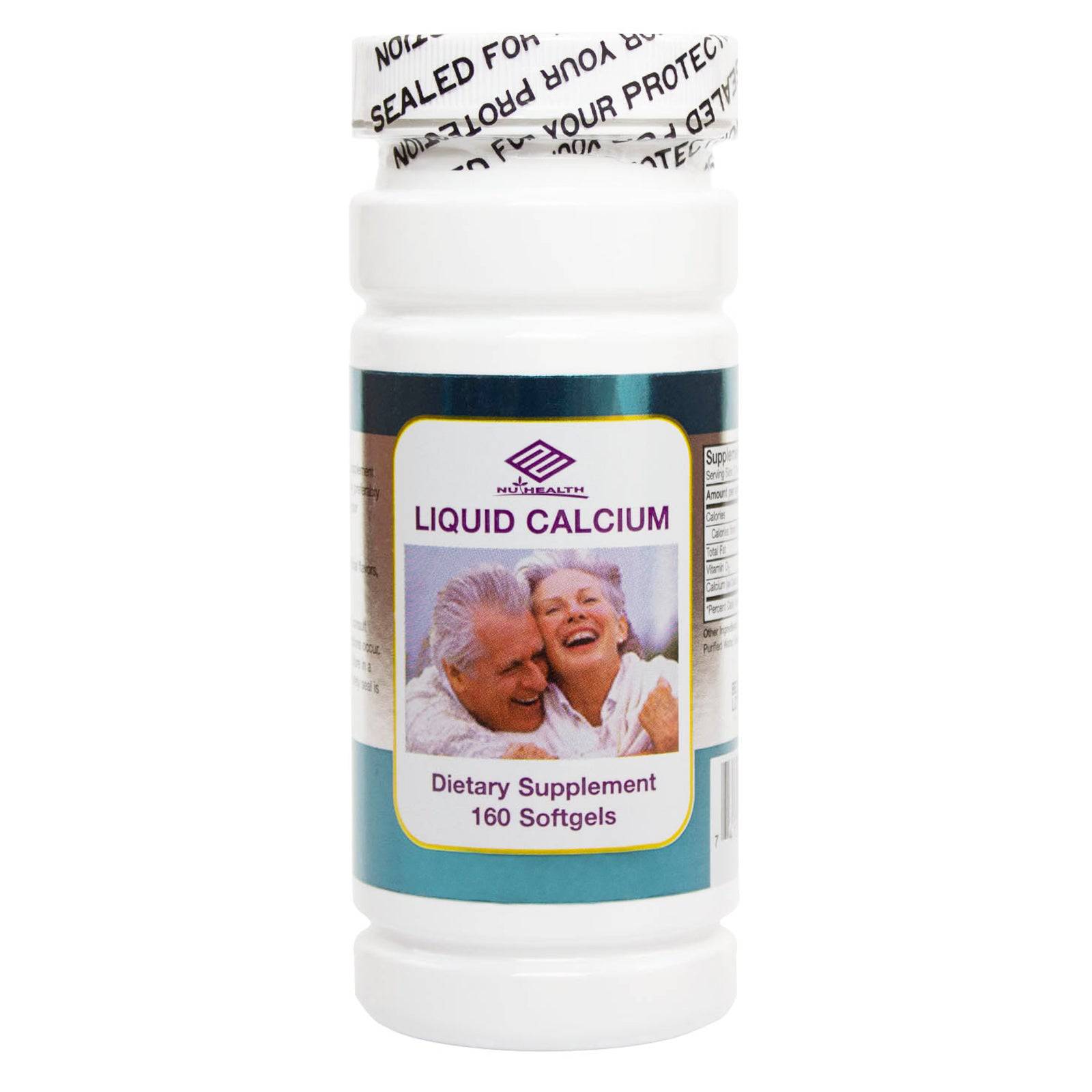 NuHealth Liquid Calcium 300 mg 160 Softgels | DailyVita