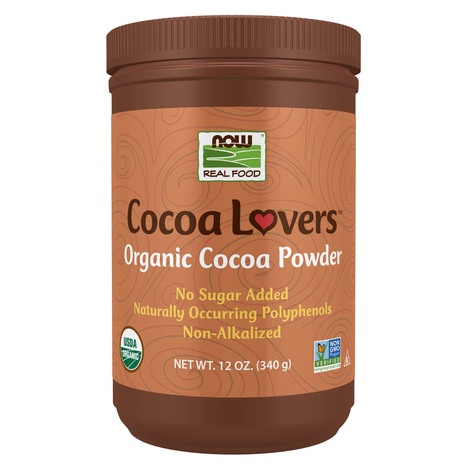 NOW Foods Cocoa Powder Organic 12 oz | DailyVita